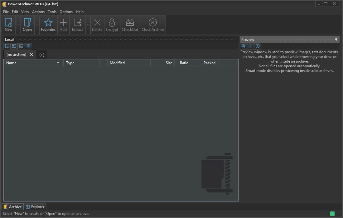 Standard Dark – PowerArchiver